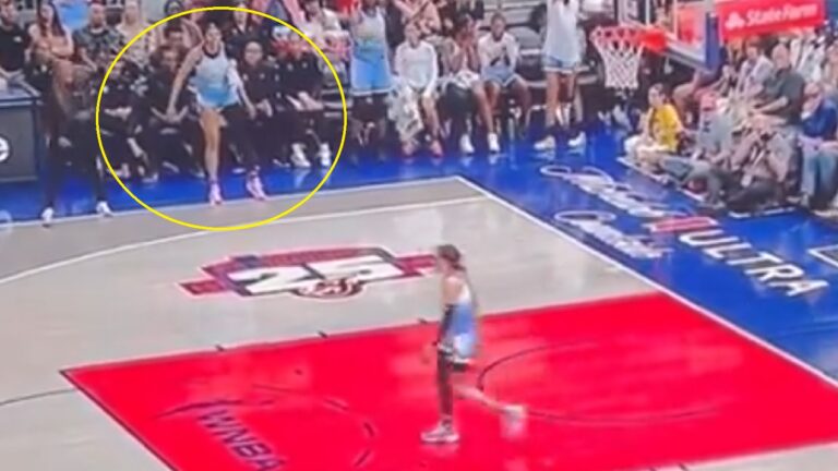 Angel Reese showed questionable response to Caitlin Clark incident