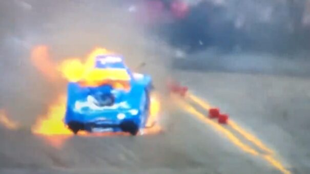 John Force taken to hospital ater fiery crash in NHRA race