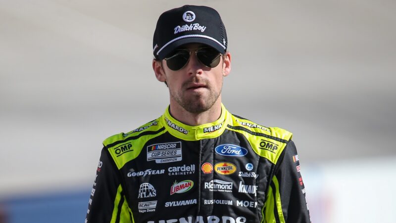 Ryan Blaney has profane response after running out of gas on final lap