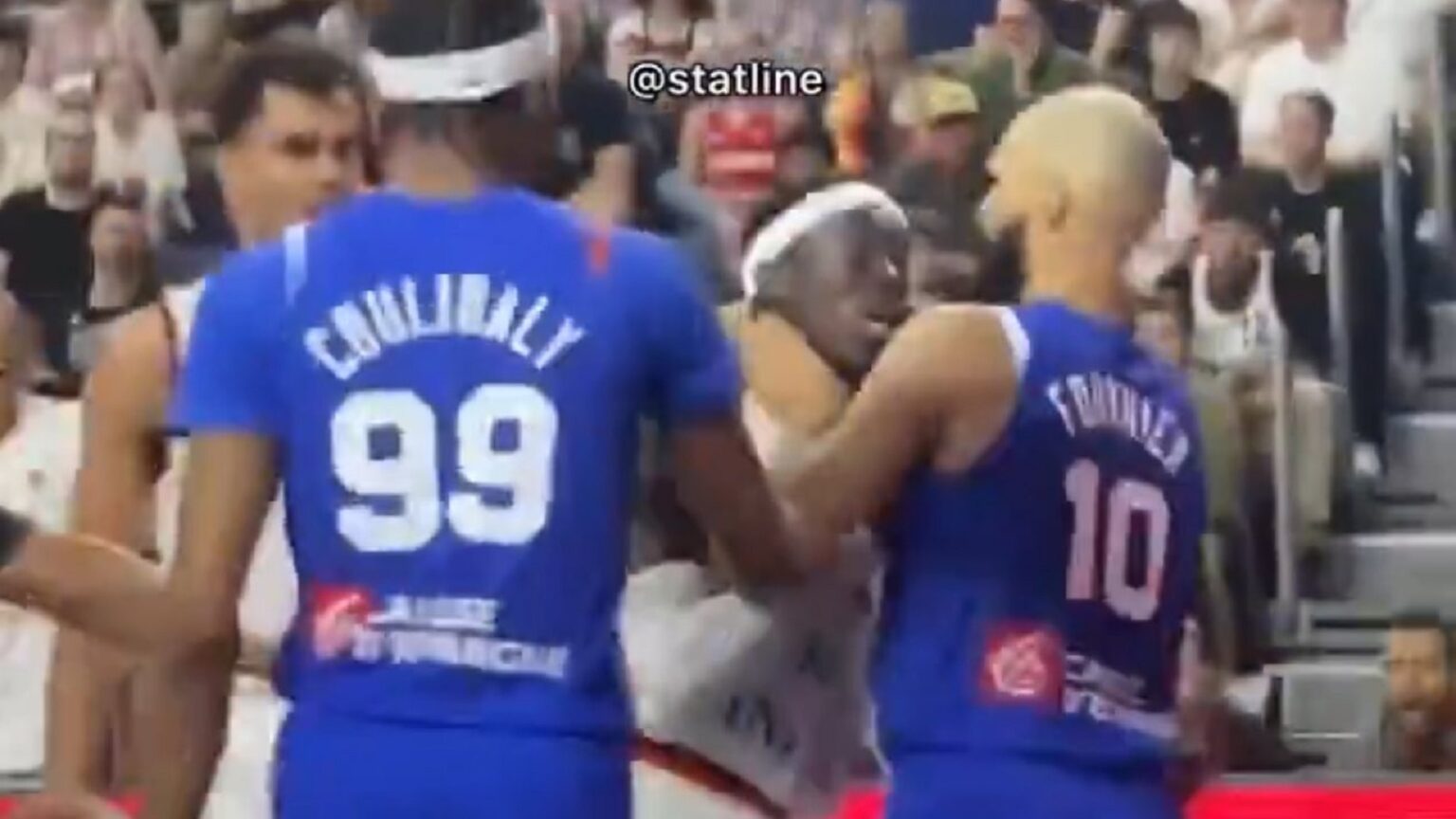 NBA player ejected for choking opponent in France-Germany game