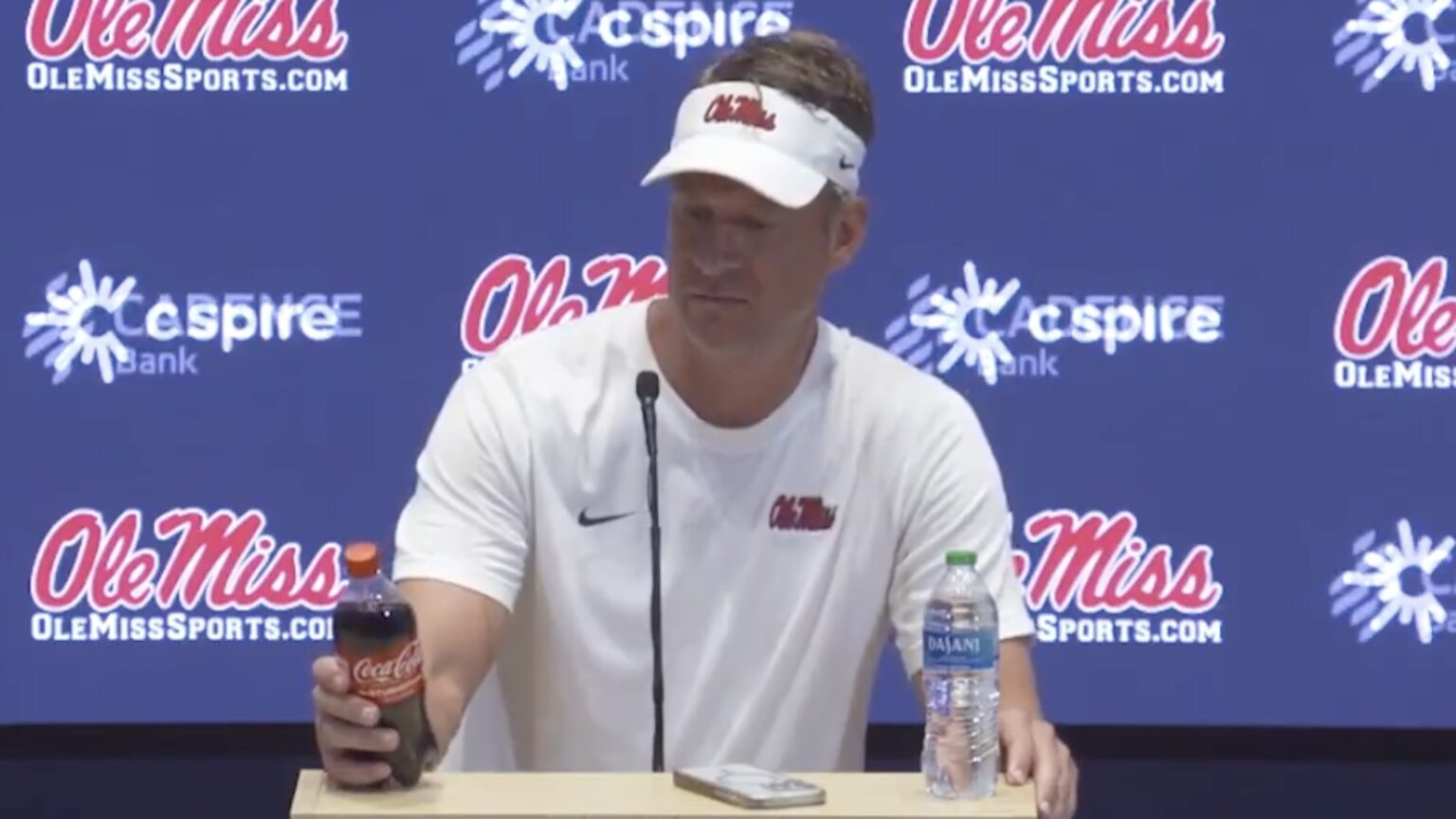 Lane Kiffin may have ticked off Ole Miss sponsor with press conference rant