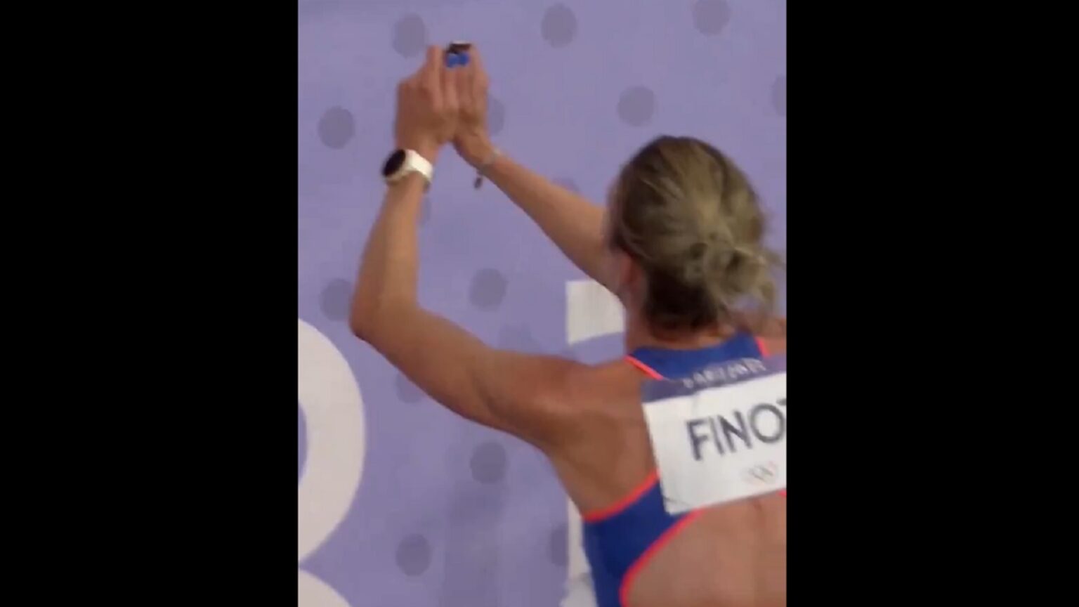 French athlete proposes after Olympics race, but there is a twist