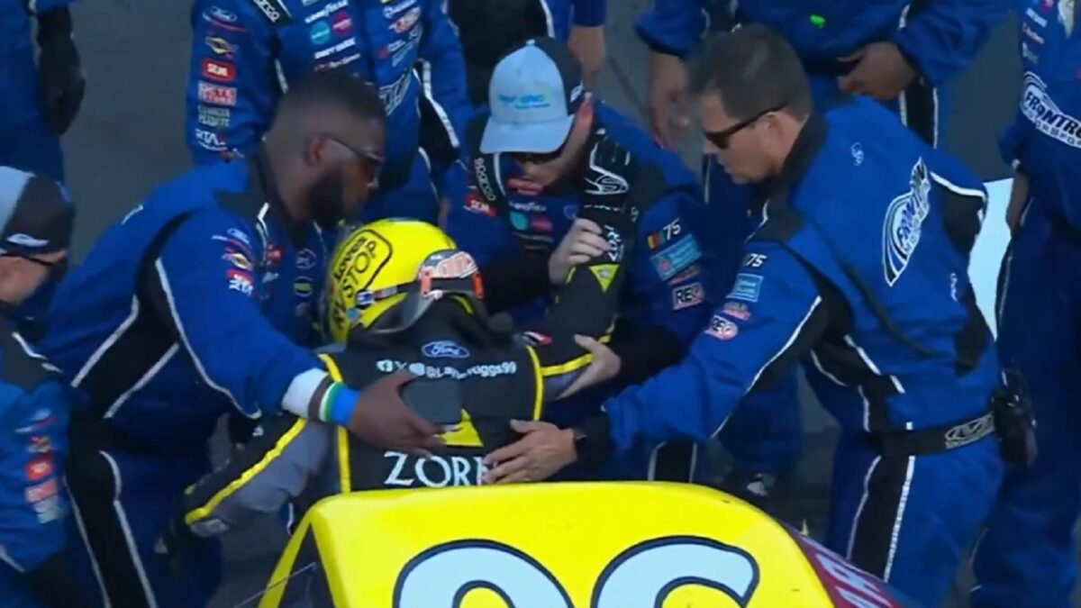 NASCAR driver suffers bizarre injury while celebrating