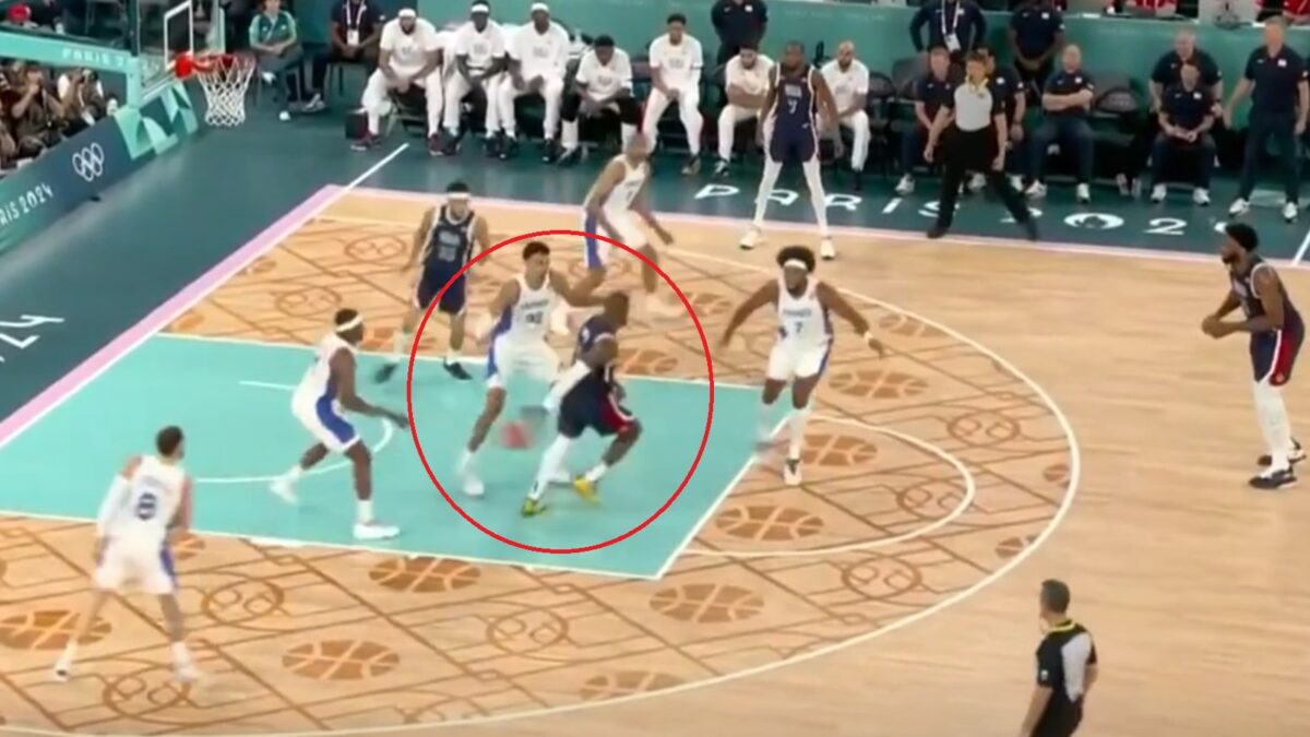 LeBron James throws wildest pass of Olympics in gold medal game vs. France