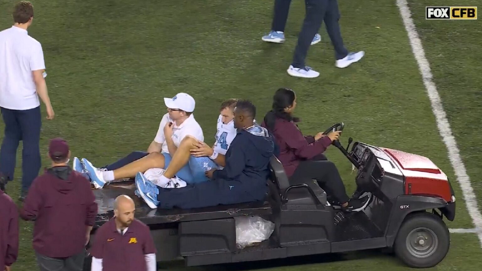 Max Johnson gets brutal news on his leg injury