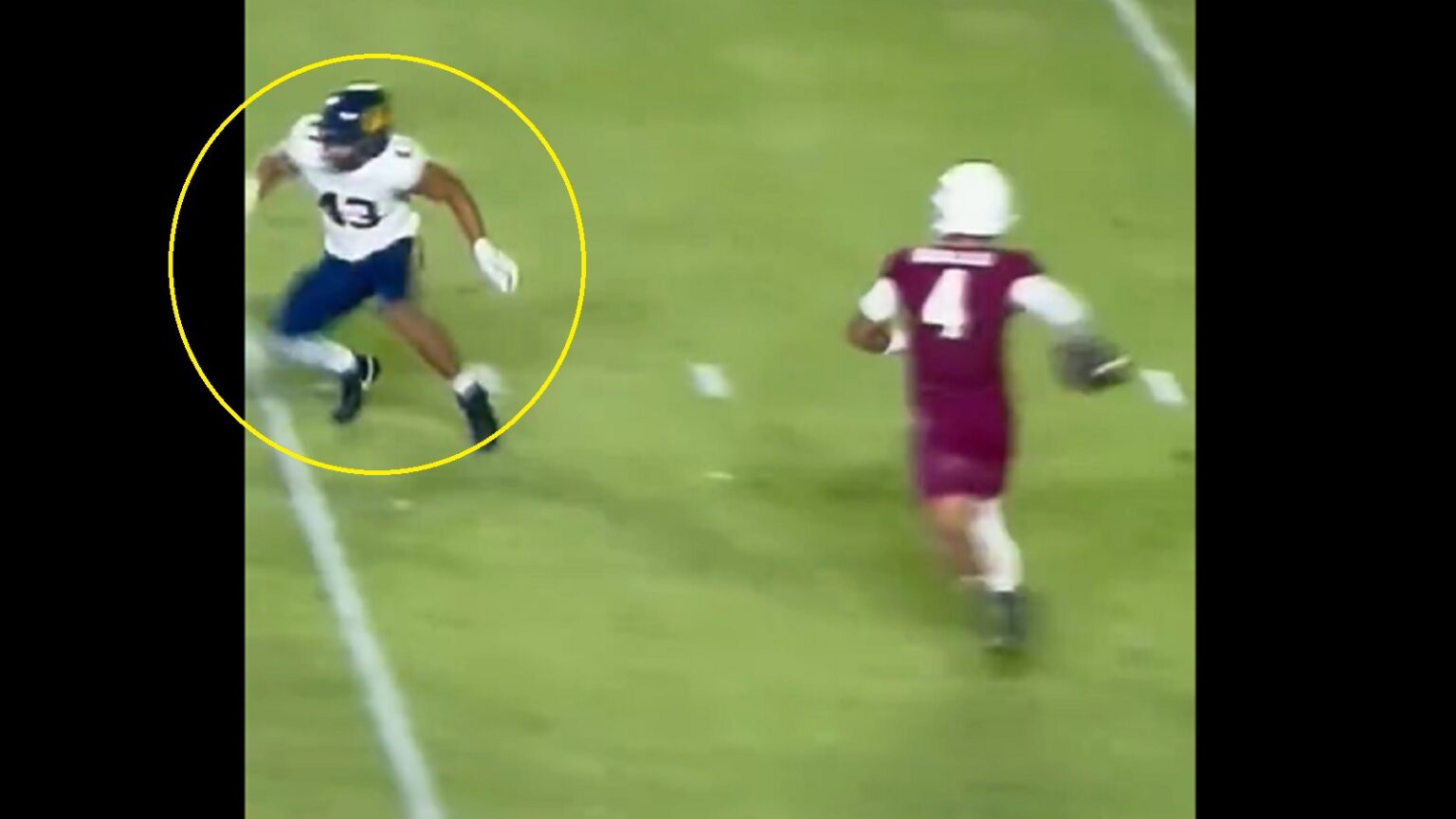 Everyone was wondering what Cal LB was doing on play vs. FSU