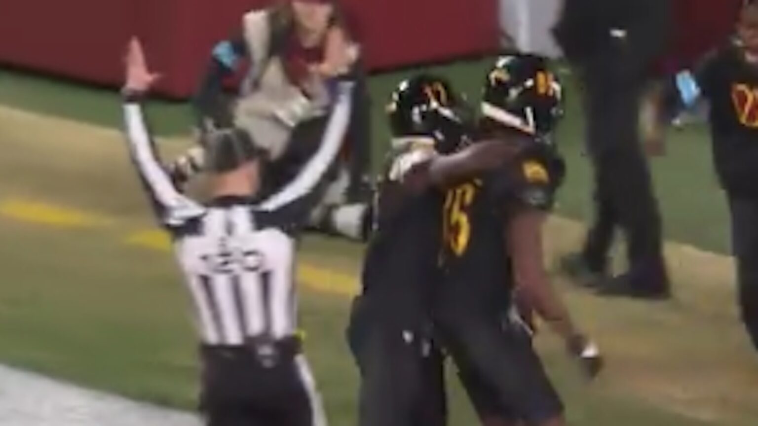 Radio call of Jayden Daniels' Hail Mary goes viral