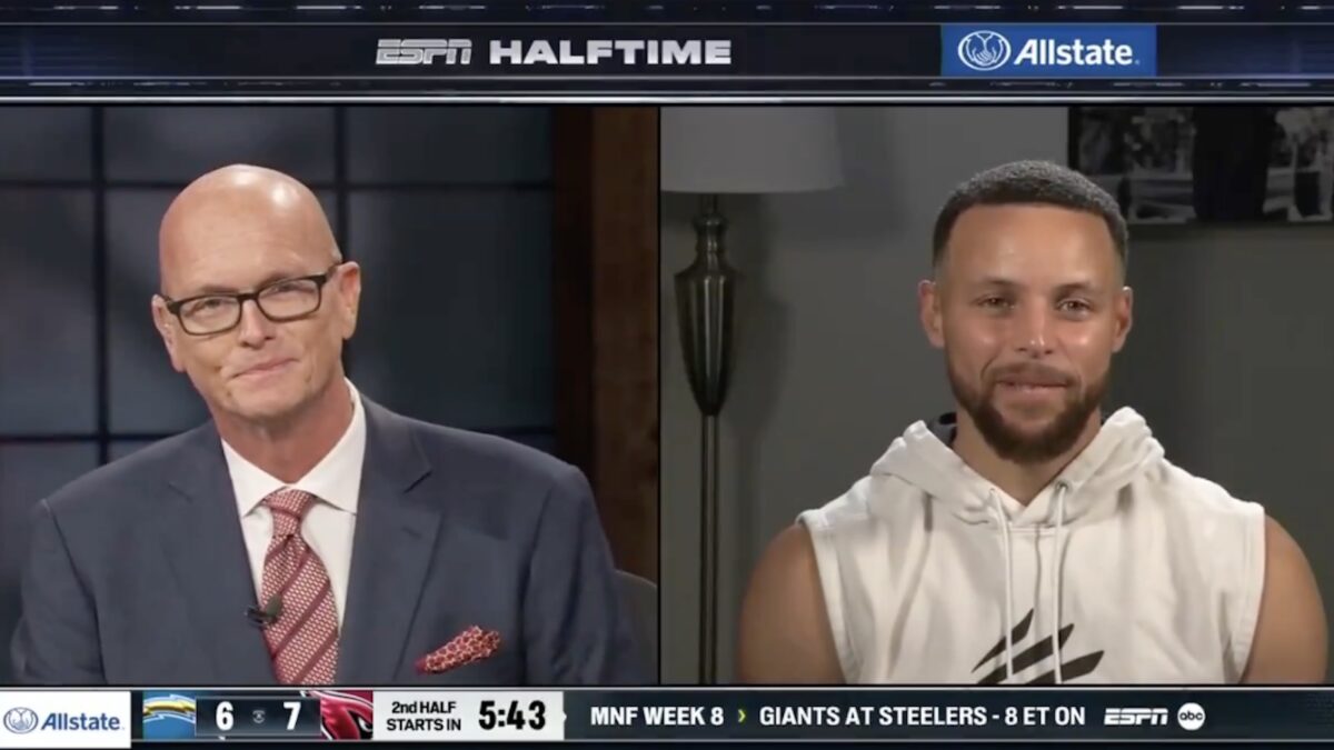 Scott Van Pelt had no mercy for Steph Curry