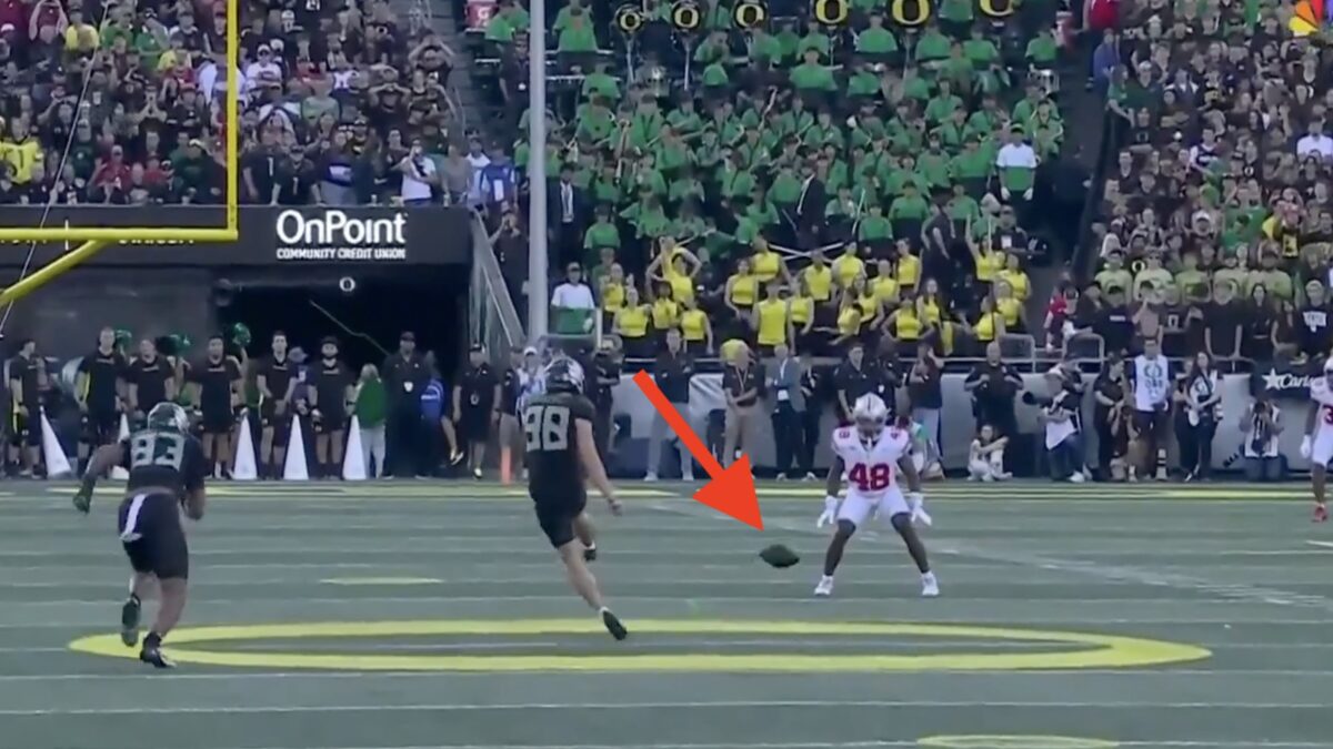 Everyone made the same joke about Oregon's wild onside kick