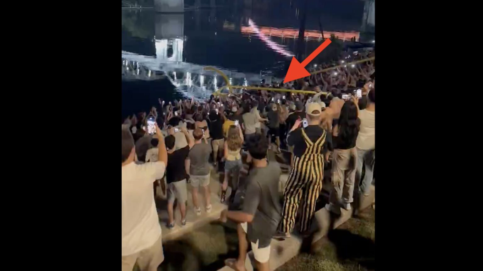 Vanderbilt students toss goal posts into river after upset over Alabama