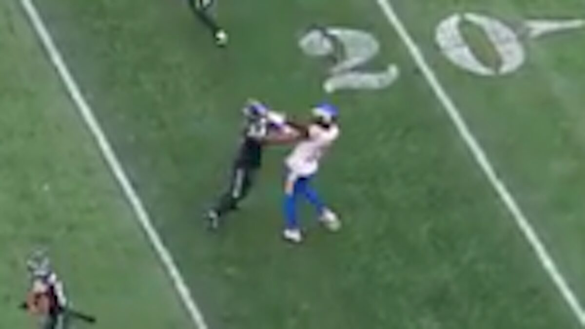 Puka Nacua ejected for throwing punch at Seahawks player