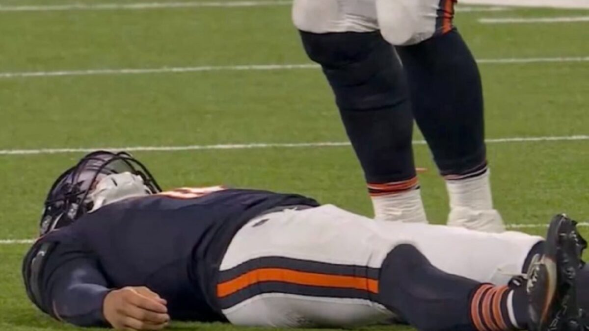 Caleb Williams looked 'defeated' after taking big hits from Vikings