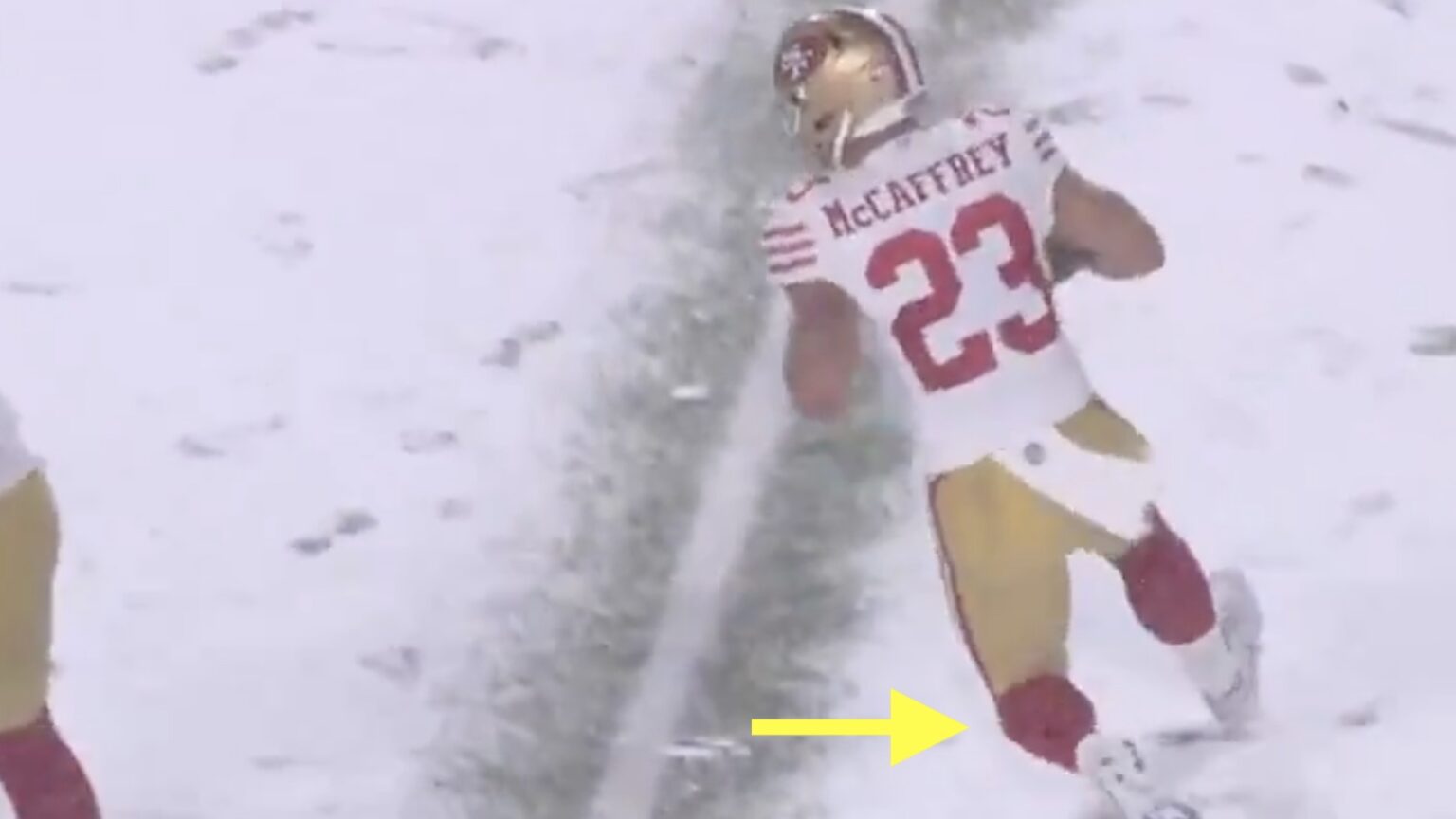 Christian McCaffrey leaves game with non-contact injury