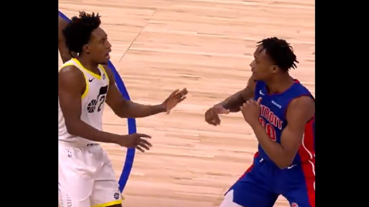 Ron Holland, Jordan Clarkson ejected during Pistons-Jazz game