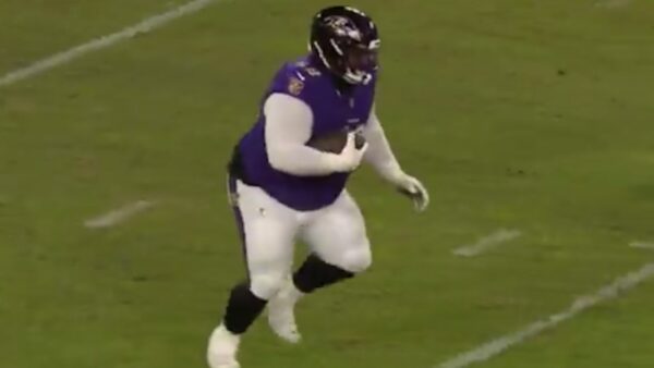 355-pound Ravens DT had awesome quote about his interception