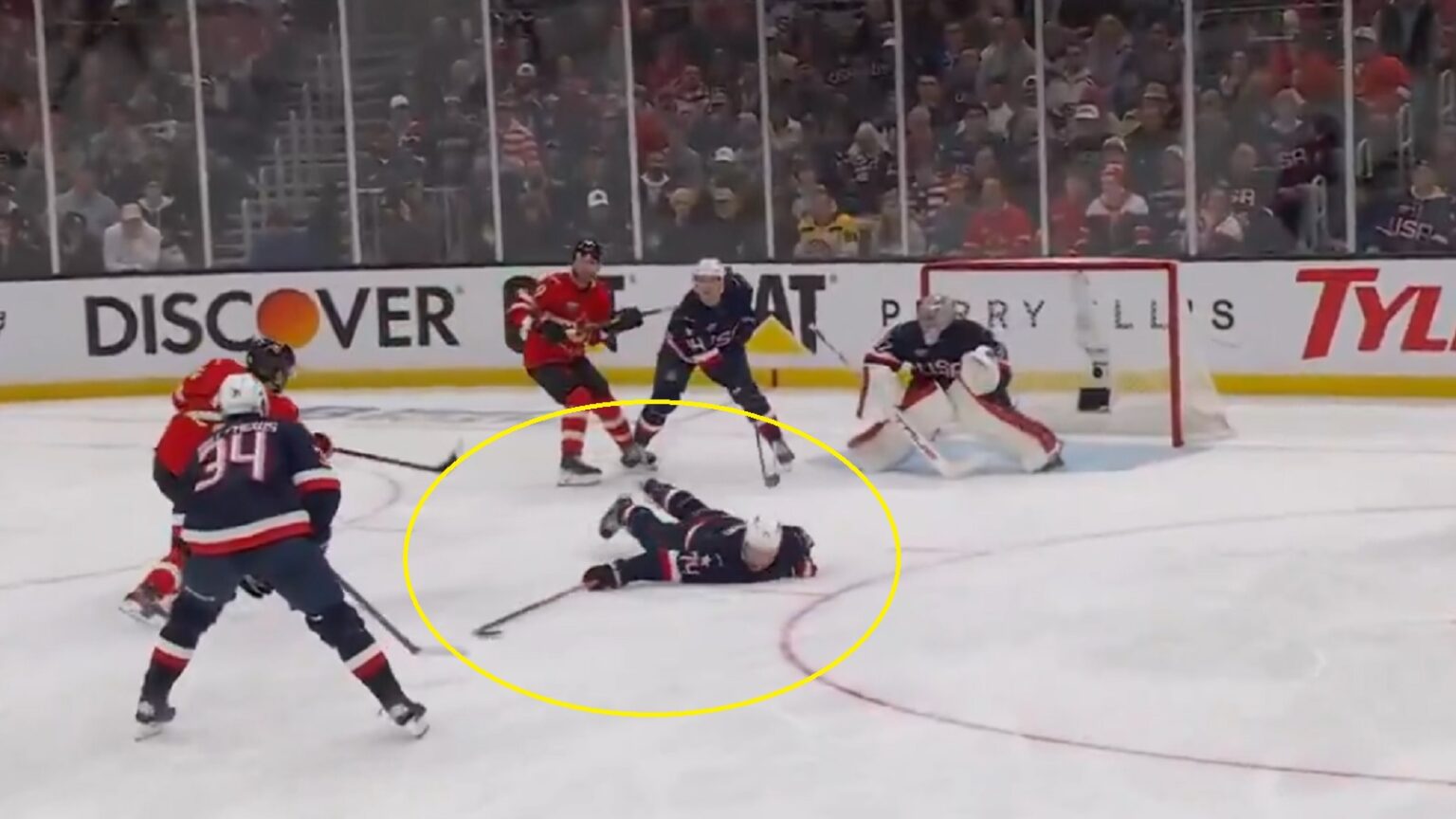 Jaccob Slavin made some ridiculous defensive plays against Canada