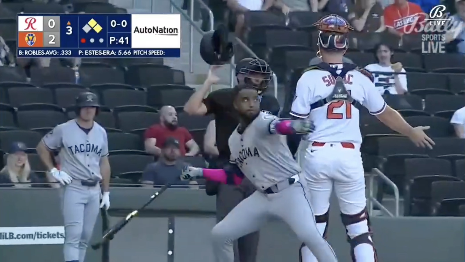 Victor Robles disciplined by MLB for throwing bat at pitcher