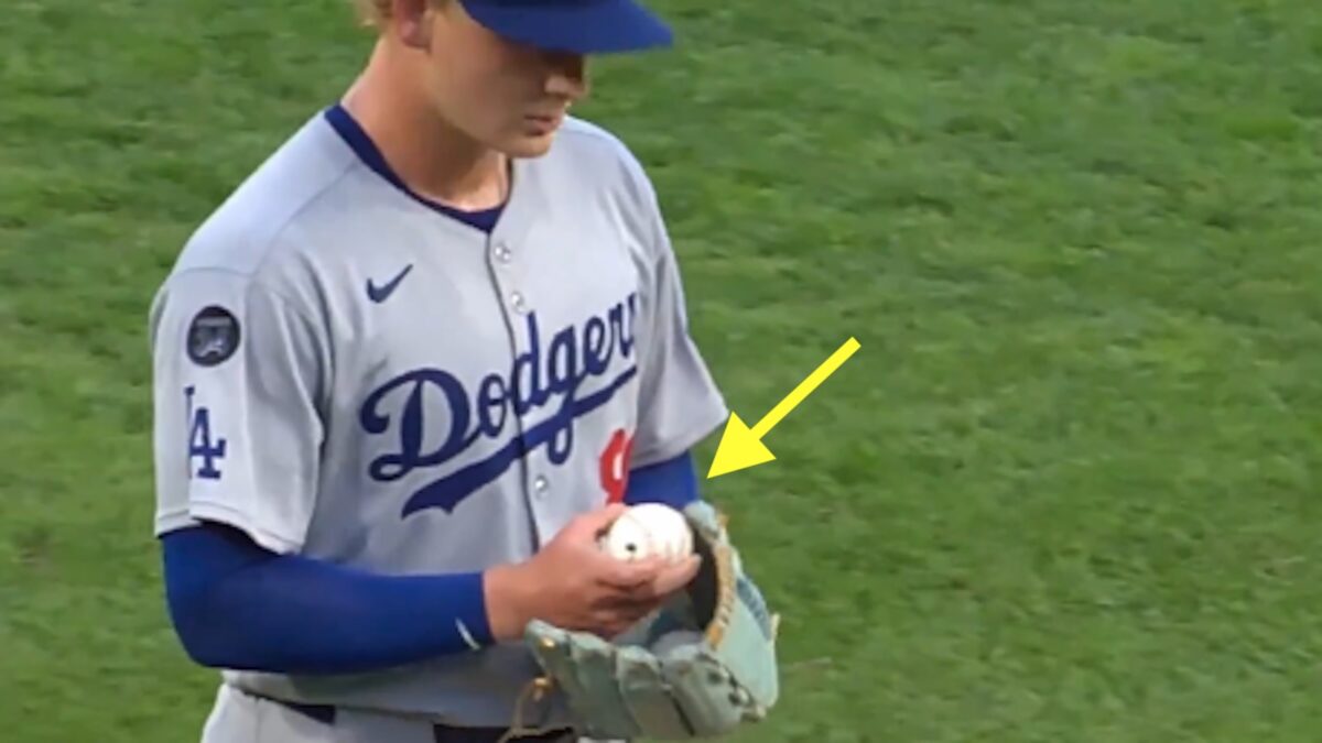 Dodgers pitcher accused of pulling shady move with opponent's first ...