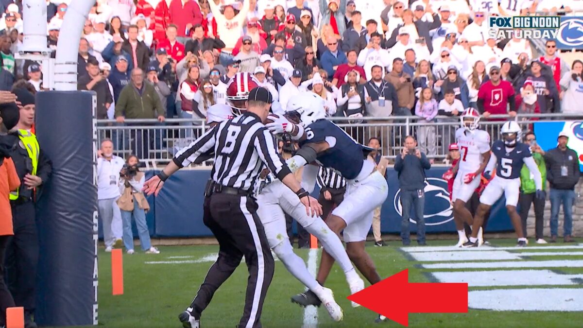 Indiana WR Omar Cooper Jr. makes miraculous TD catch to keep team unbeaten