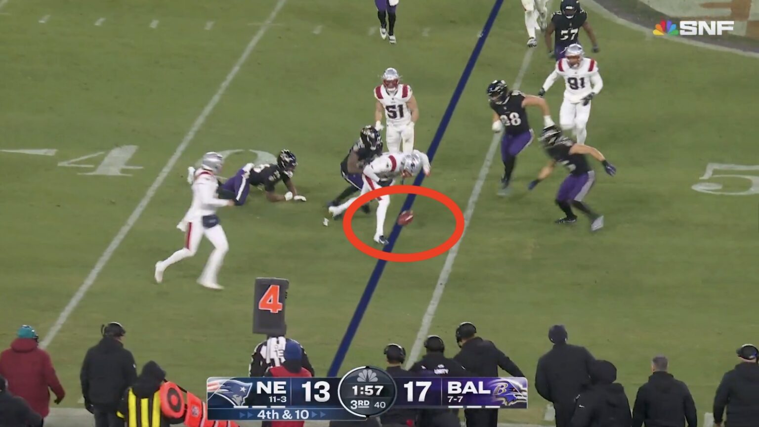 Patriots' fake punt play backfired spectacularly against Ravens