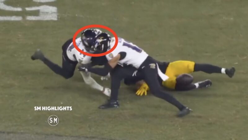 Ravens All-Pro Kyle Hamilton carted off the field after brutal ...