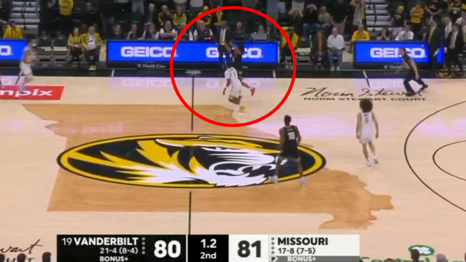 Video: Tyler Tanner nearly hits a miracle half-court shot at the buzzer ...