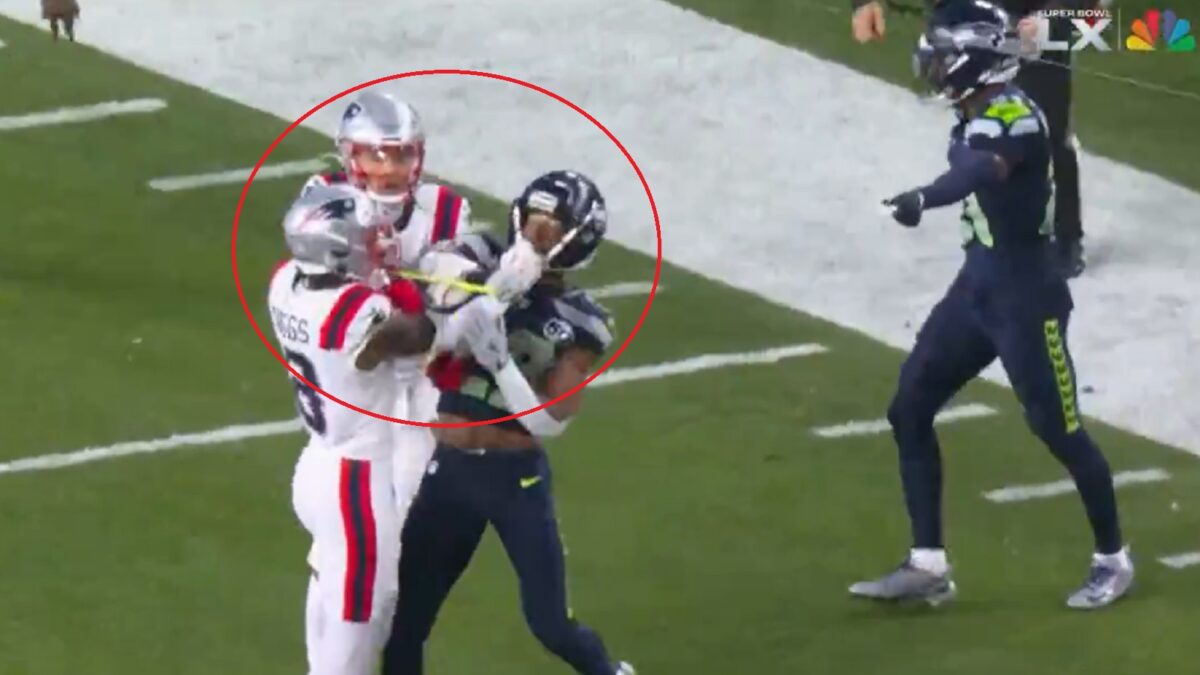 Josh Jobe gets away with throwing punch in Super Bowl