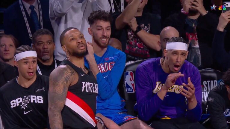 Everyone had the same reaction to Damian Lillard's 3-point contest win