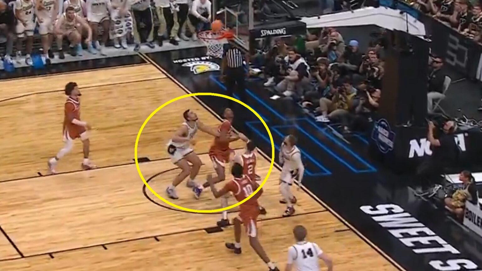 Video: Bill Self’s ejection gets a dramatic assist from the smoke machines