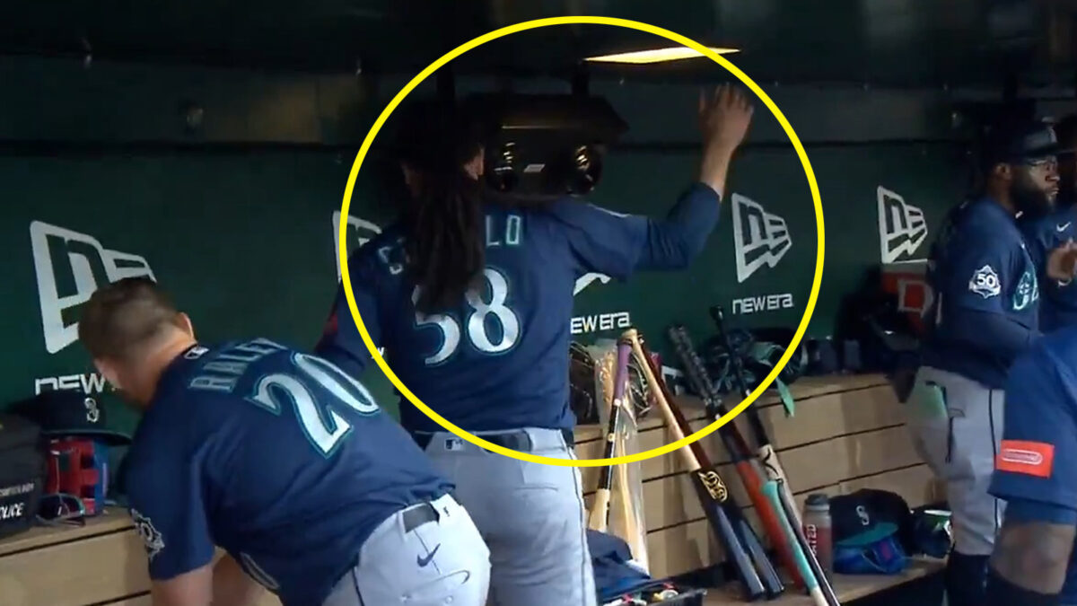 Luis Castillo had a dugout eruption after getting pulled from his start ...